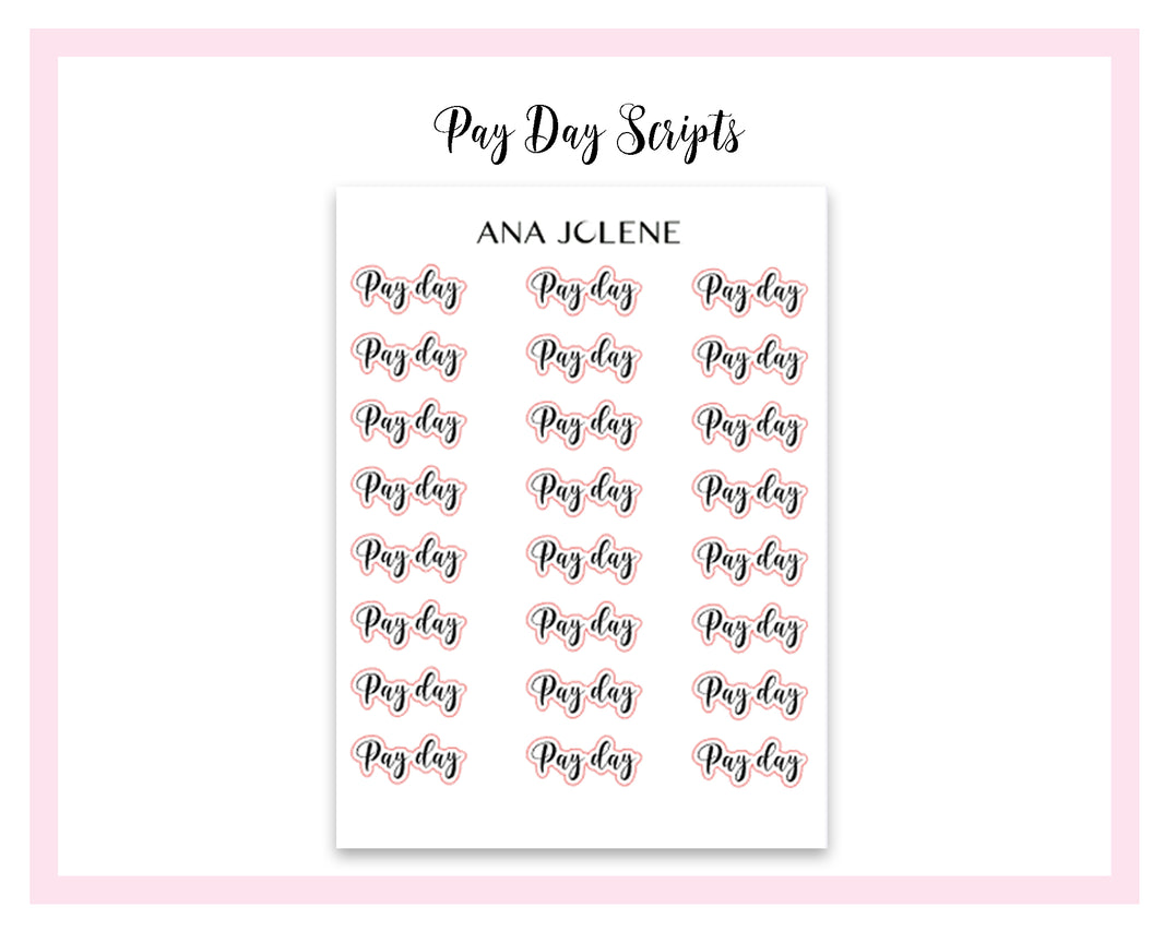 Script Stickers – anajolene